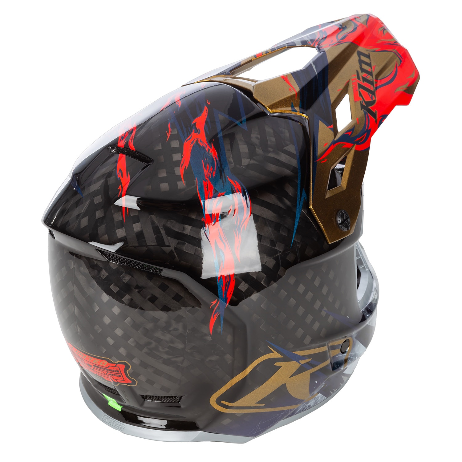 F3 Carbon Pro Helmet ECE | KLIM Snowmobile Helmet